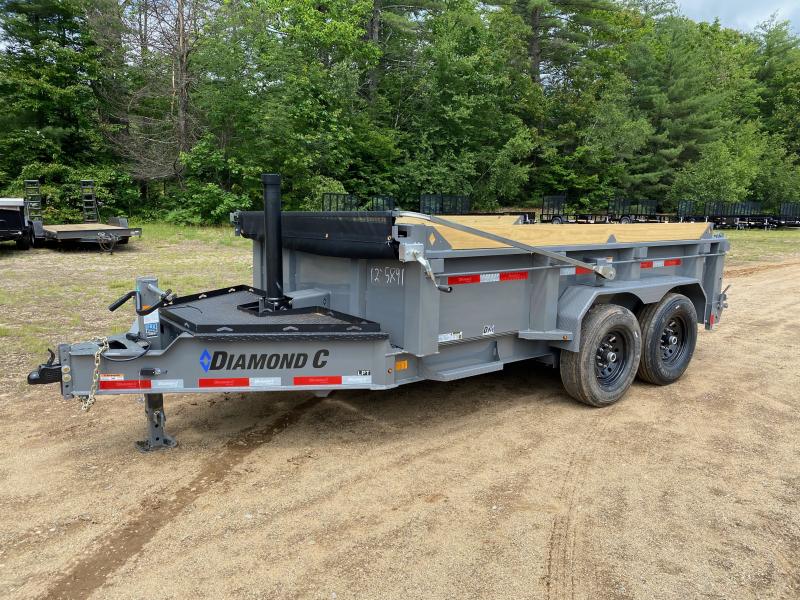 2023 Diamond C Trailers 7x12 Powder Coated 14.9K Telescopic Dump ...