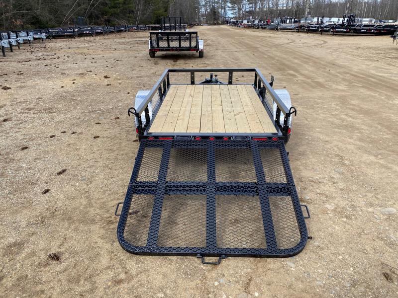 2024 PJ Trailers 5x8 Powder Coated 3K Utility Trailer w/Bi-Fold Rear ...