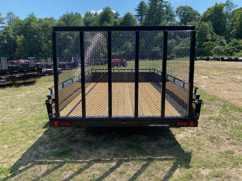 2025 Sure-Trac 7x12 Powder Coated 3K Steel Hight Side Utility Trailer w ...