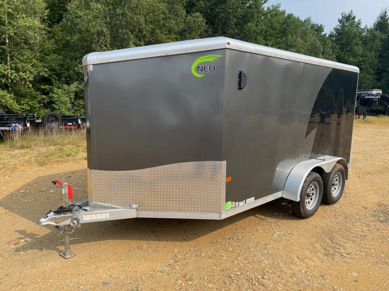 2023 NEO Trailers 7x12 Aluminum 7K Motorcycle Trailer w/Motorbase Plug ...