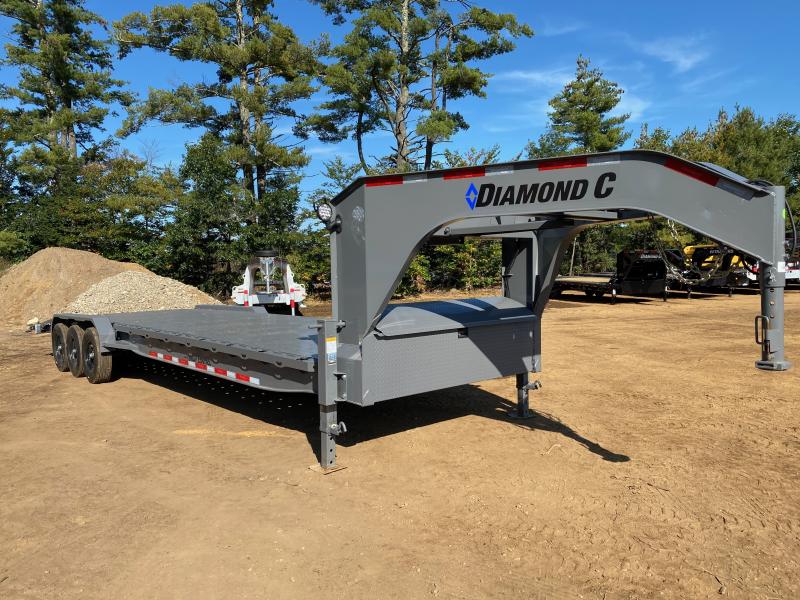 2023 Diamond C Trailers 7x32 Powder Coated Gooseneck 24K Multi-Car ...