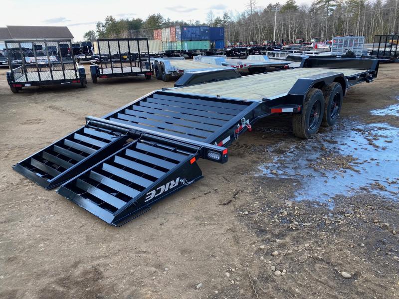 2024 Rice Trailers 7x20+4 Promax Industrial 21K Equipment Trailer w/Hyd ...