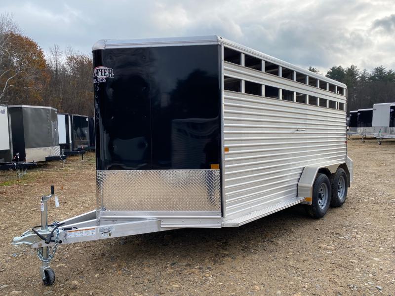 2023 Frontier Livestock 16'7" Lite Aluminum 10K Livestock Trailer w ...