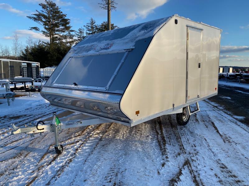 2024 SnoPro Trailers 101x12 Hybrid 2-Place Snowmobile Trailer w/Rear ...