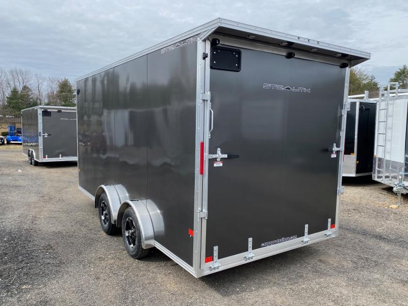2024 Stealth 7.5x16 Aluminum 7K Enclosed UTV/Cargo Trailer w/Extra ...