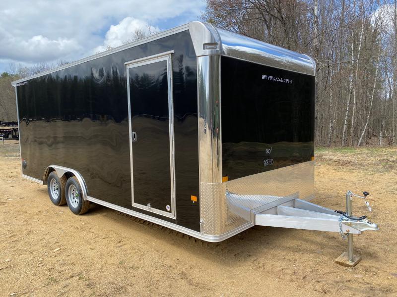 2023 Stealth Trailers 8.5x20 Aluminum 7K Car Hauler w/Rear Spoiler & HD ...