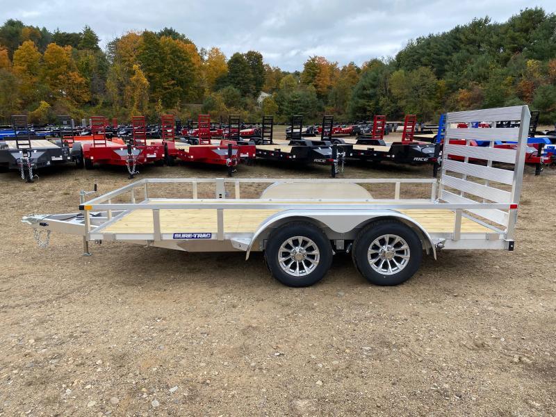 2025 Sure-Trac 7x14 Aluminum 7K Tube Top Utility w/Fold Flat Ramp Gate ...