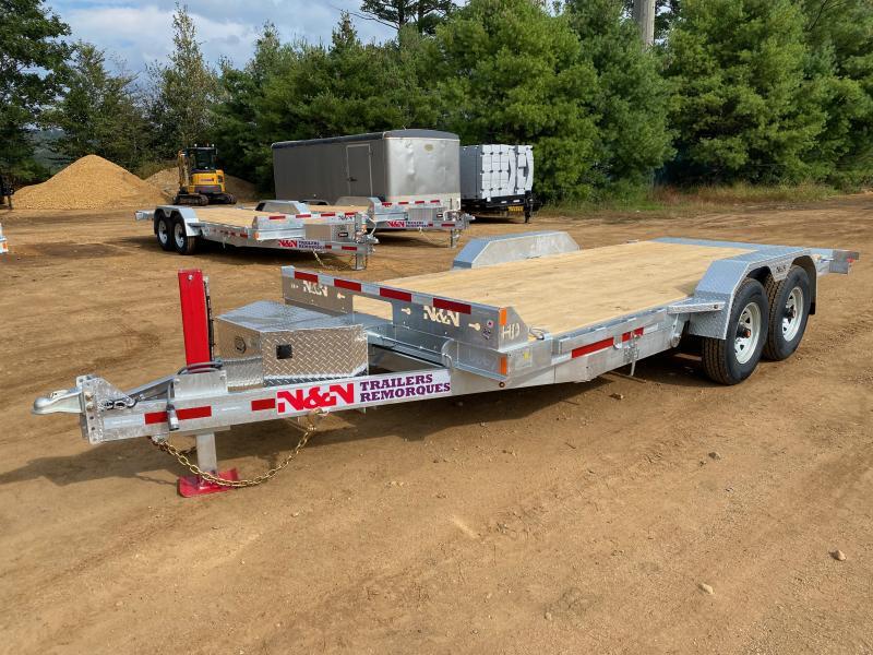 2024 N&N Trailers 7x18 Galvanized 14K Tilt Equipment Trailer w ...