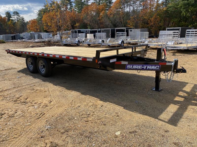 2024 Sure-Trac 8.5x18 Powder Coated 15K Deckover Equipment/Hay Trailer ...