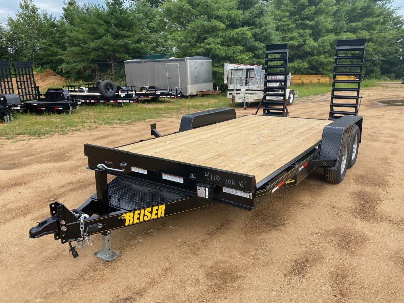 2025 Reiser 7x16 10K LowPro Equipment Trailer w/Stand-Up Ramps ...