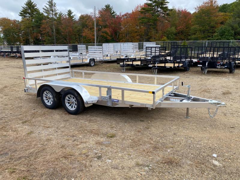 2025 Sure-Trac 7x14 Aluminum 7K Tube Top Utility w/Fold Flat Ramp Gate ...