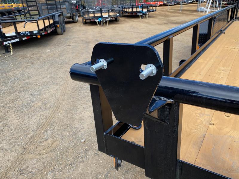 2024 PJ Trailers 7x20 Powder Coated 14K Pipe Top Landscape Trailer w/HD ...