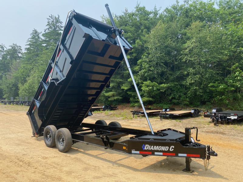 2023 Diamond C Trailers 7x16 Powder Coated 14.9K High Side Telescopic ...