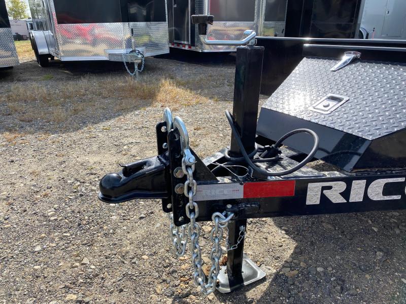 2024 Rice Trailers 7x24 Powder Coated 10k Car Hauler w/Slide-In Ramps ...