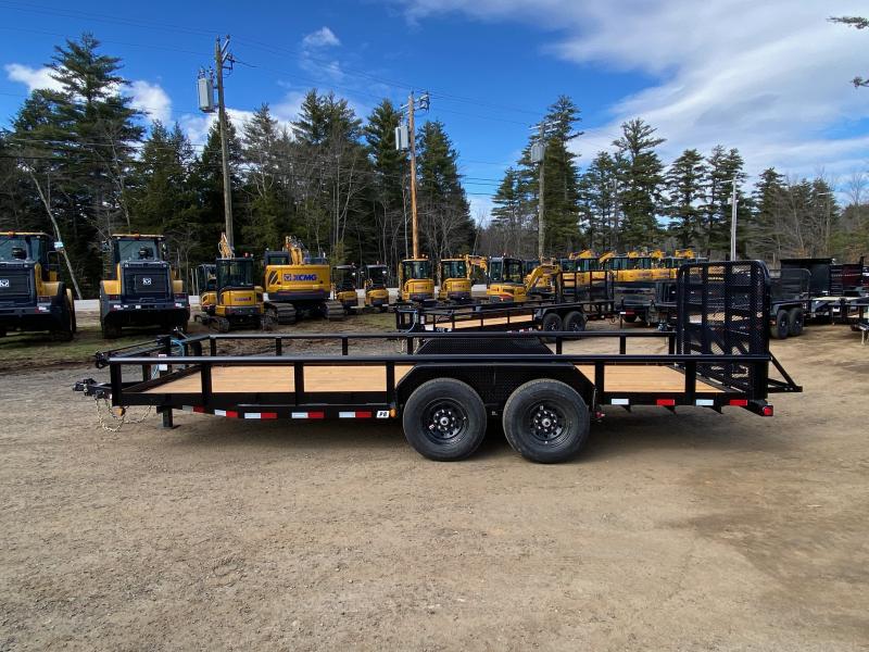 2024 PJ Trailers 7x20 Powder Coated 14K Pipe Top Landscape Trailer w/HD ...