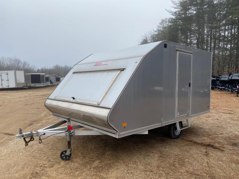 2021 SnoPro Trailers 101x12 Hybrid 2-Place Snowmobile Trailer w/Paddle ...