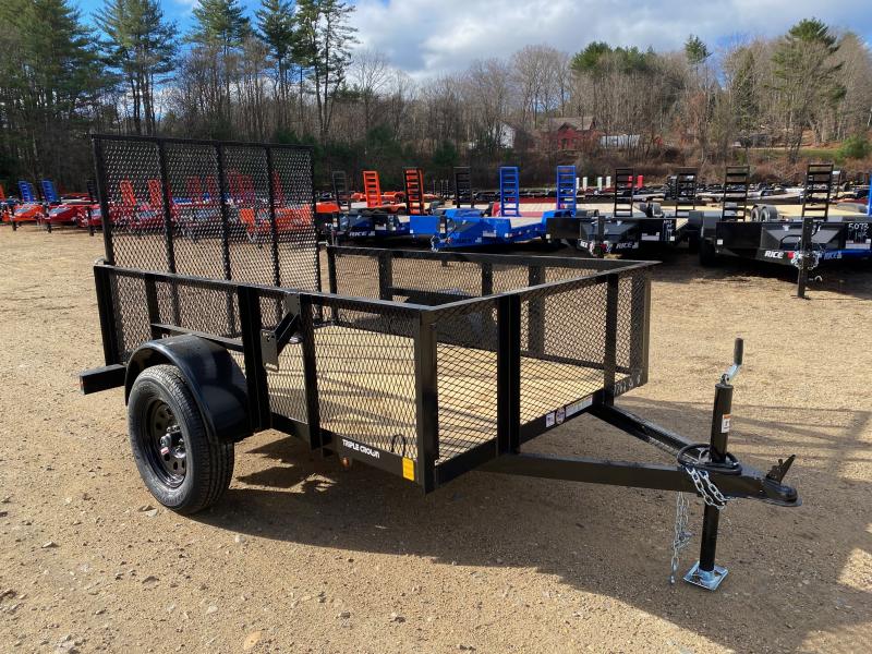 2025 Triple Crown Trailers 5x8 Powder Coated 3K Utility Trailer w/Mesh ...
