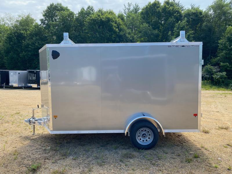 2025 Stealth 7x12 Aluminum 3.5K Enclosed Cargo Trailer w/Roof Racks ...