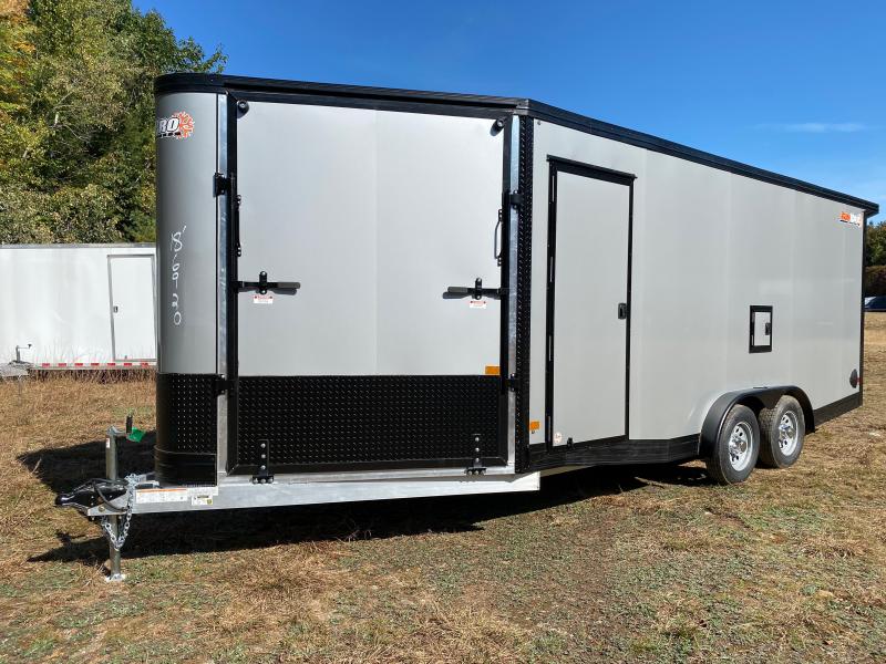 2024 SnoPro Trailers 7.5x18+6 Aluminum 3-Place Drive In/Out Snowmobile ...