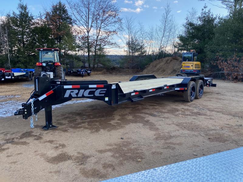 2024 Rice Trailers 7x20+4 Promax Industrial 21K Equipment Trailer w/Hyd ...
