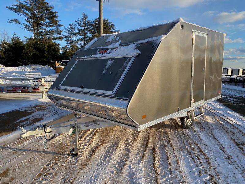 2024 SnoPro Trailers 101x12 Hybrid 2-Place Snowmobile Trailer w/Rear ...