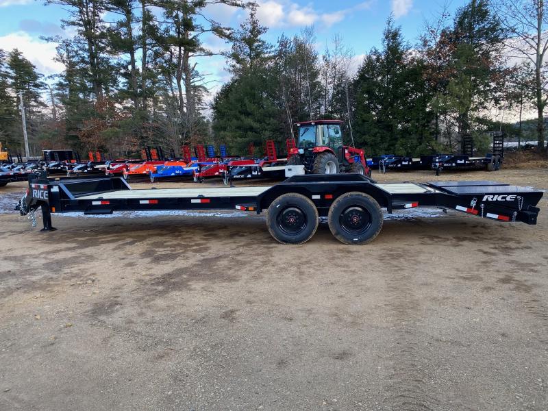 2024 Rice Trailers 7x20+4 Promax Industrial 21K Equipment Trailer w/Hyd ...