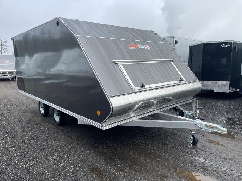 2023 SnoPro Trailers 101x16 Aluminum 3-Place Enclosed Snowmobile ...