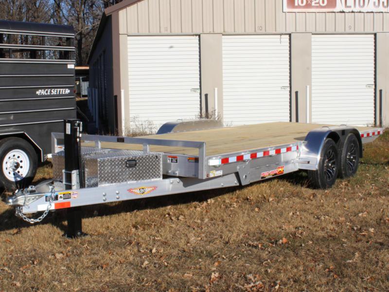 2024 H&H Trailers Aluminum Speed Loader Tilt Car Hauler Trailer 82" x ...