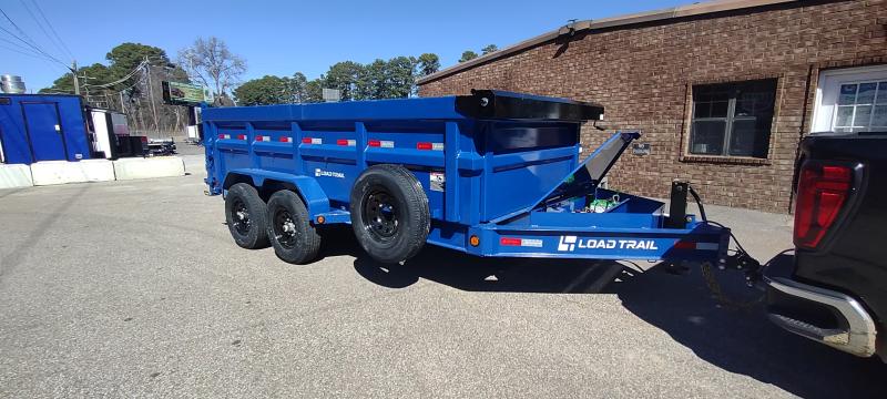 2025 Load Trail DL14 83" x 14' x3' Low-Pro Bumper Pull Dump -Blue Dump ...