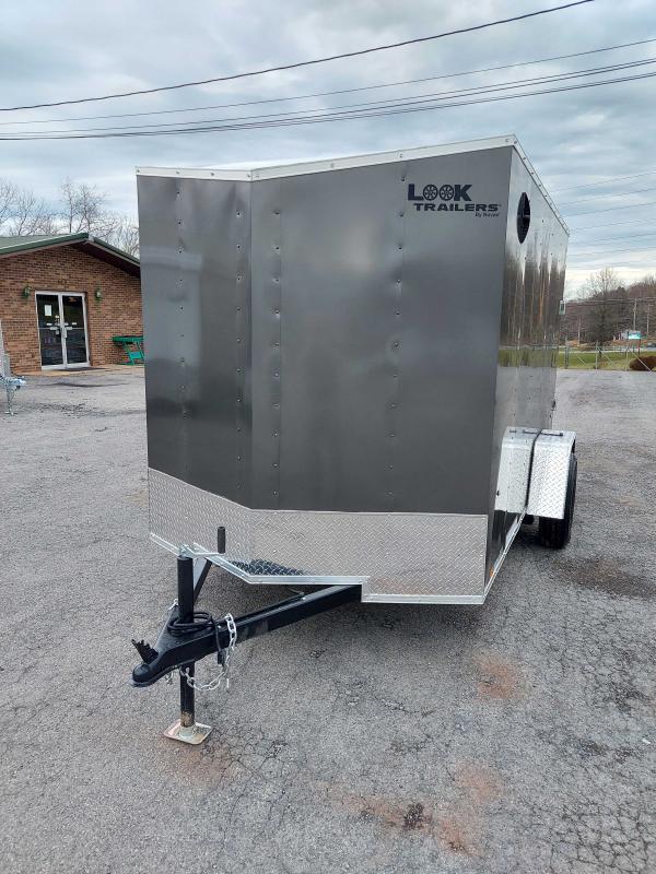 2023 Look Trailers 6X10ST DLX Flat Top Sloped V-Nose Enclosed Cargo ...