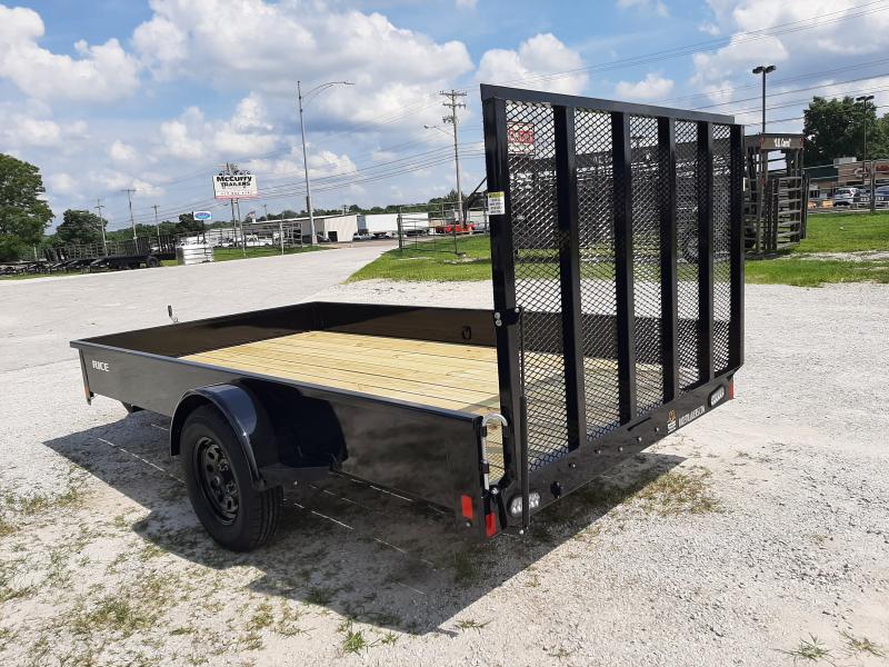 Rice 76 x 12' Stealth Bumper Pull Black Utility Trailer in Springfield ...