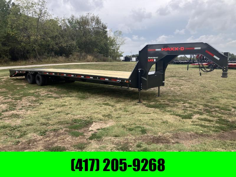 2025 MAXX-D 102x36 Tandem 40K Flatbed w/ Mega Ramps & Hydraulic Jacks ...