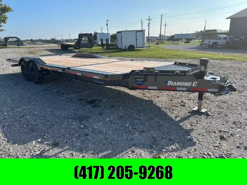 2025 Diamond C 102x24 Tandem 18K Gravity + Power Tilt w/ Drive Over ...