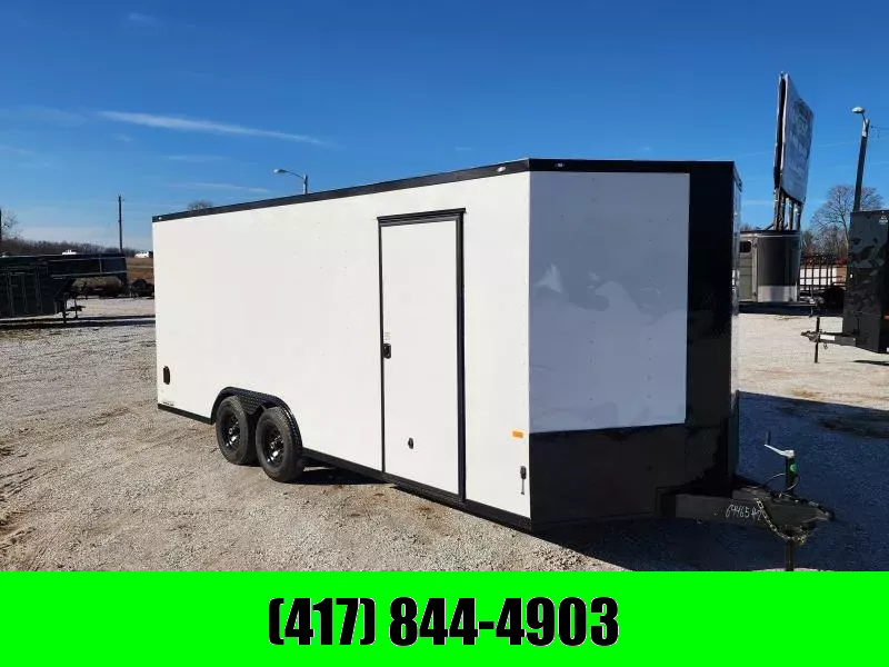 2025 Rock Solid 8.5X20 TANDEM 10K CARGO W/7' HEIGHT BLACKOUT TRIM ...