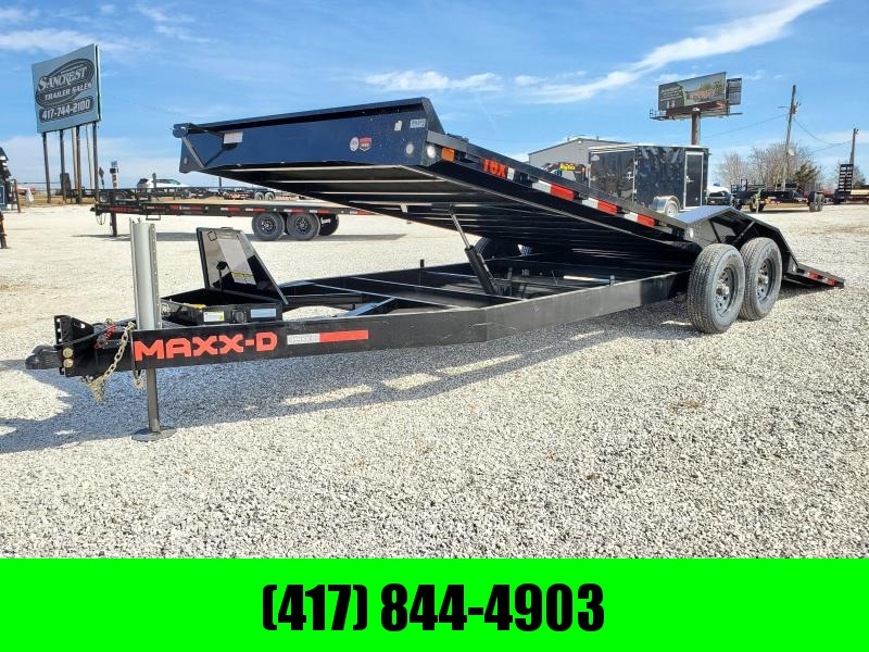 2022 MAXXD 102x24 Tandem 14k Power Tilt With Steel Floor, Hydro Jacks ...