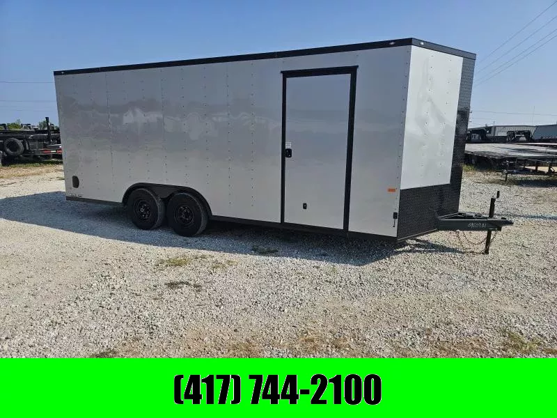 2026 Rock Solid 8.5x20 Tandem 10K Cargo w/ 7' Interior Height BLACKOUT ...