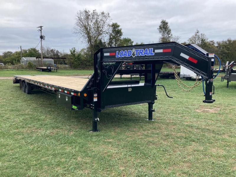 2022 Load Trail 102X40 TANDEM 14K GN FLATBED W/ MAX RAMPS, RACHET RAIL ...