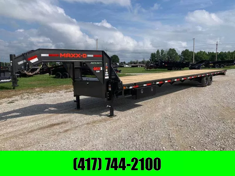 2026 MAXX-D 102X40 TANDEM 12K GN FLATBED W/ SLIDE IN RAMPS, RATCHET ...