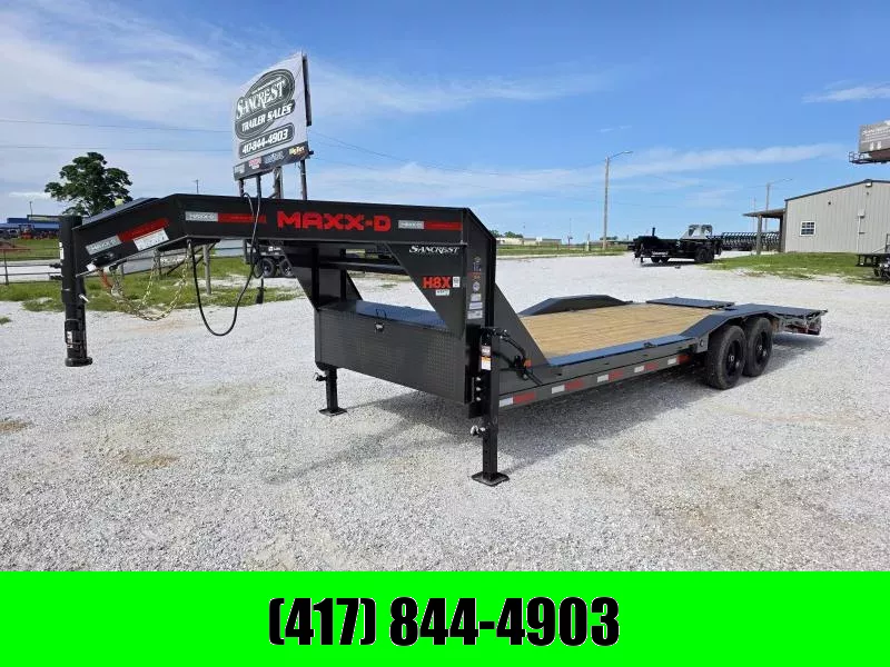2026 MAXX-D 102X24 TANDEM 18K GN H8X TANDEM HD W/ 4' DOVE/ MAX RAMPS ...