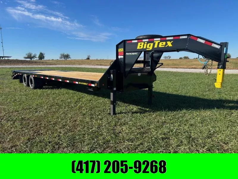2026 Big Tex102x33 Tandem 23.9K GN Flatbed w/ Mega Ramps & 2-Speed ...