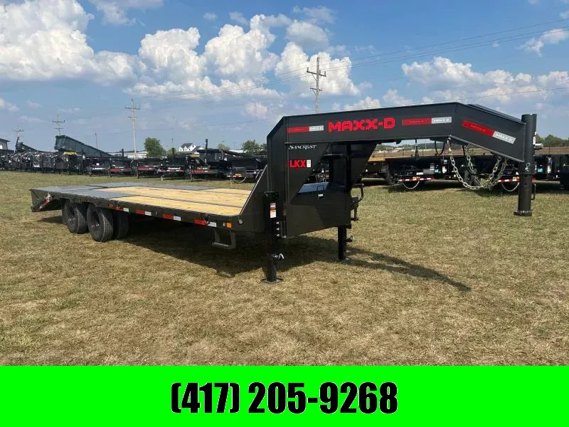 2026 MAXX-D 102x25 Tandem 25K GN Flatbed w/ 5' Dove & Max Ramps in ...