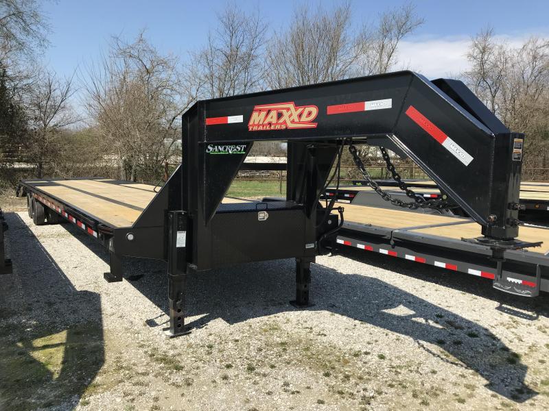 2019 MAXXD 102X40(35+5) TANDEM 40K GOOSENECK W/MAXXD OUT RAMPS in ...