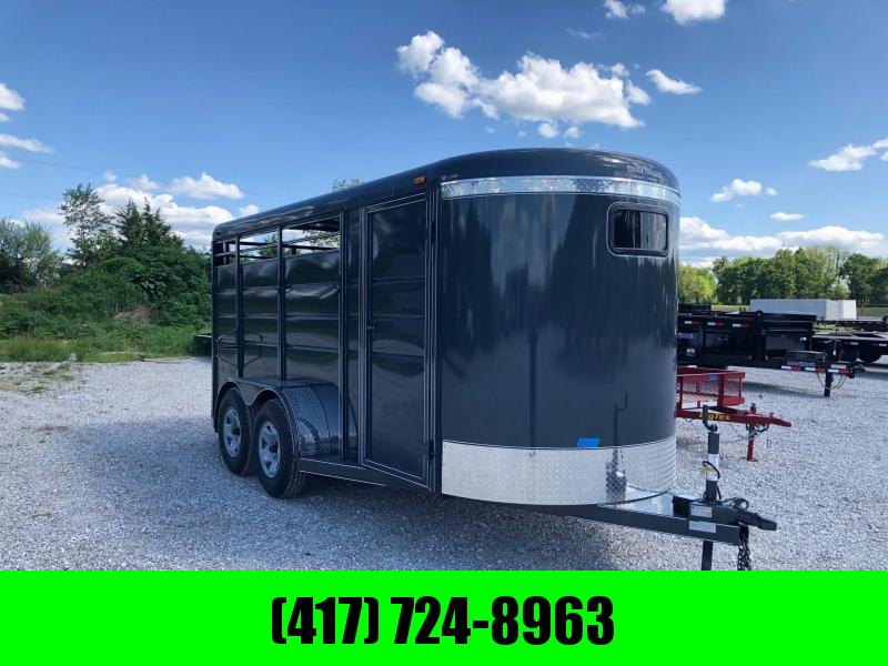 2021 Calico Trailers 6X16 3 HORSE SLANT STOCK TRAILER | Near Me