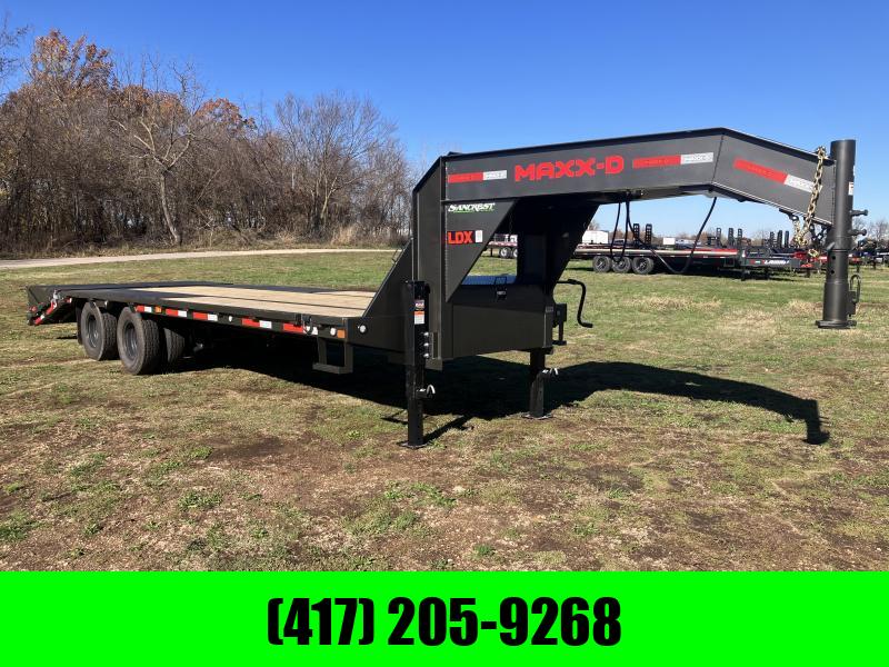 2025 MAXX-D 102x25 Tandem 25K GN Flatbed w/ 5' Dove & Max Ramps in ...