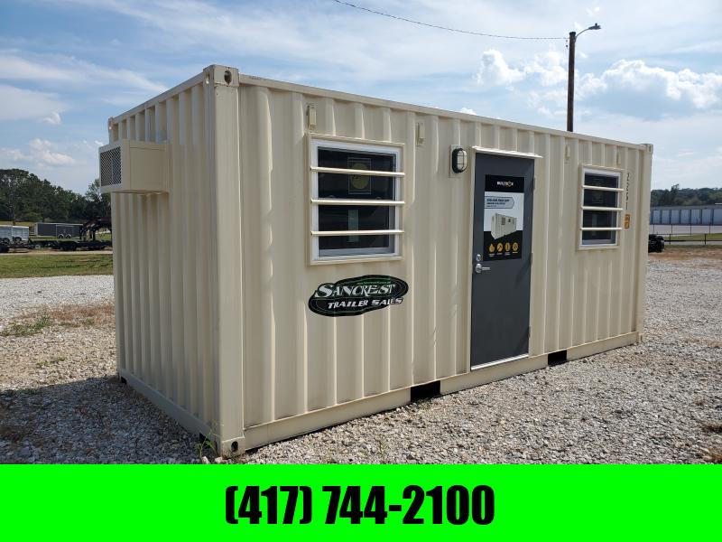 2025 20' BUILTBOX PORTABLE INSULATED CONTAINER OFFICE W/ELECTRICAL & A ...