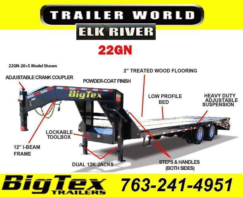 A1 New 30+5 Big Tex Dual Tandem Gooseneck 35 -FT Trailer in Elk River ...