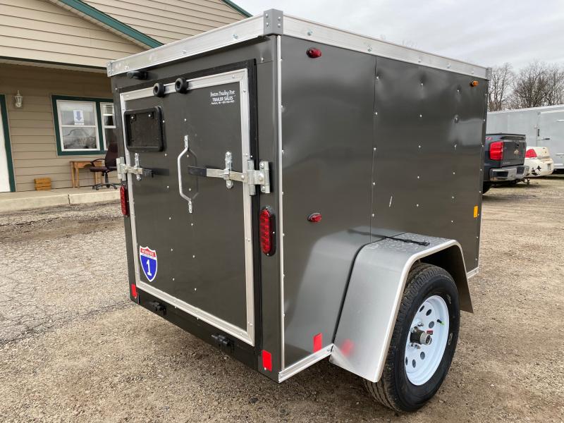 2024 Interstate 1 Trailers 4x6 Enclosed Cargo Trailer with RAMP in ...
