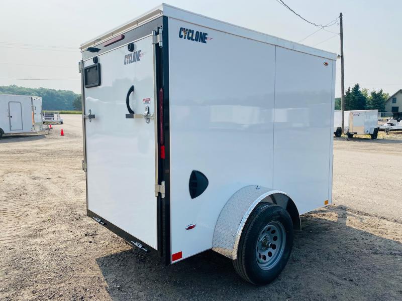 2024 Legend 5x9 (8' Box + 1' V-Nose) Cyclone Enclosed Cargo Trailer in ...