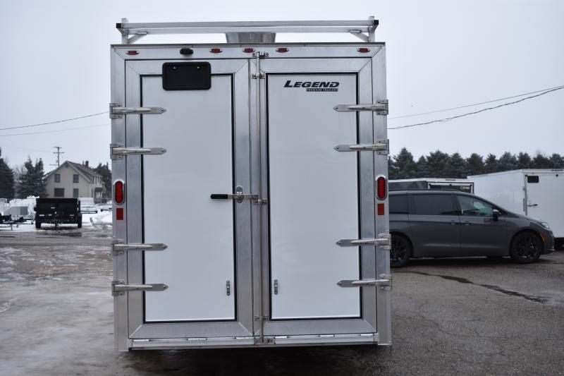 2024 Legend Trailers 7X19 Flat-Top V-Nose Contractor Cargo / Enclosed ...