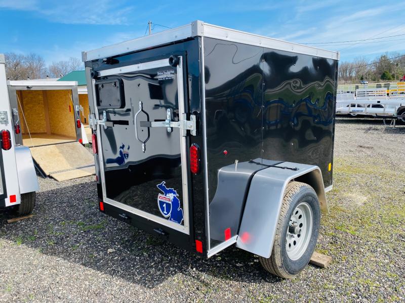 2024 Interstate 1 Trailers 4x6 Enclosed Cargo Trailer with RAMP in ...